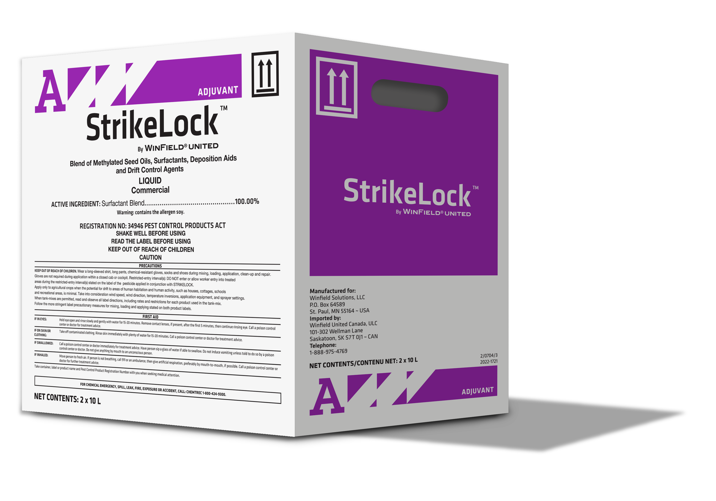 StrikeLock® Adjuvant | All-in-one formulation of oil adjuvant and drift ...