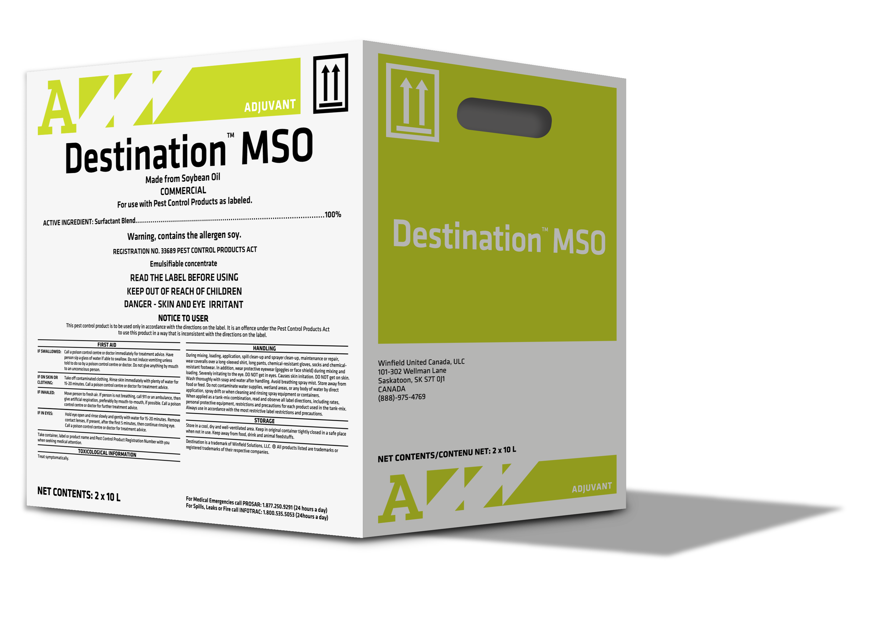 Destination® MSO Adjuvant | PMRA Approved | WinField CA - WinField ...